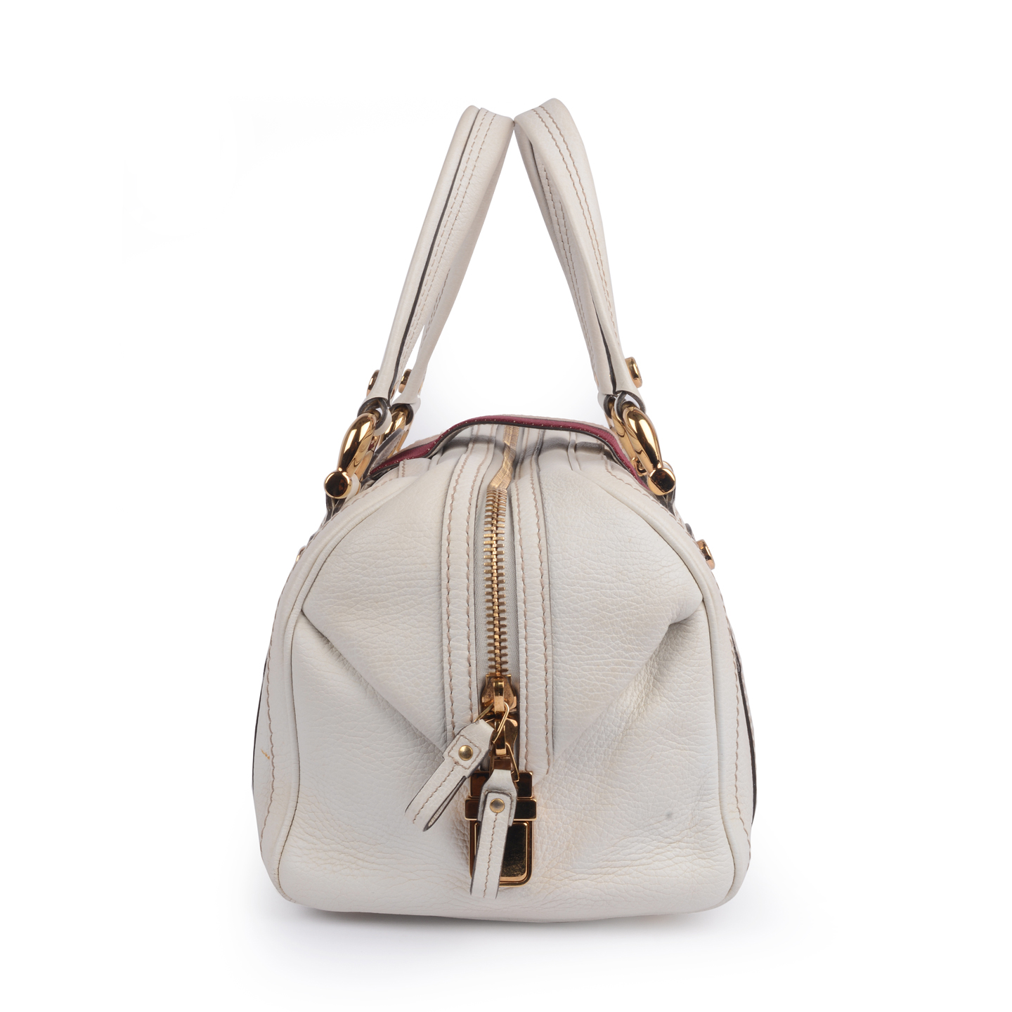 Gucci White Leather Backpack | Paul Smith