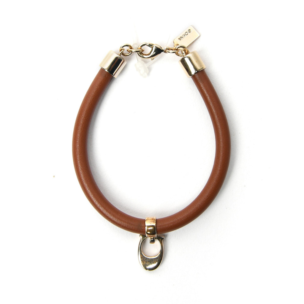 Coach Pave Signature C Leather Bracelet - LabelCentric